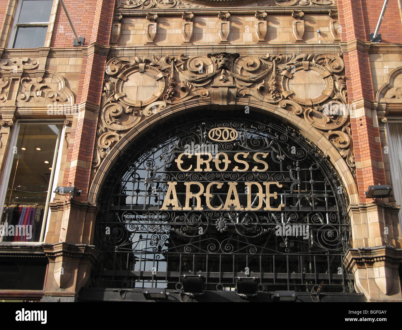 The Cross Arcade Leeds UK Victorian Quarter site of the first Marks and ...