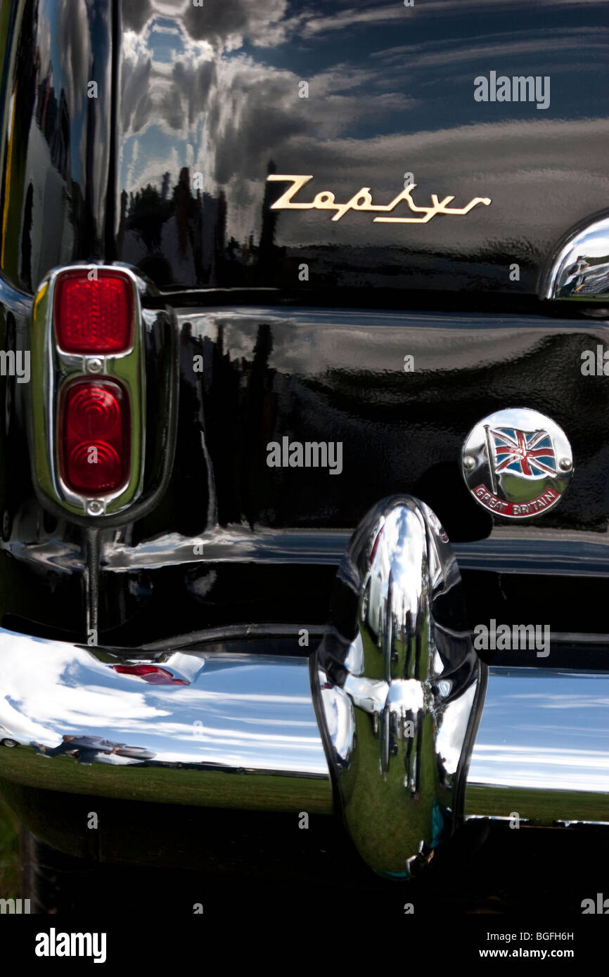 Black Ford Zephyr Mark II Saloon, England, UK Stock Photo - Alamy