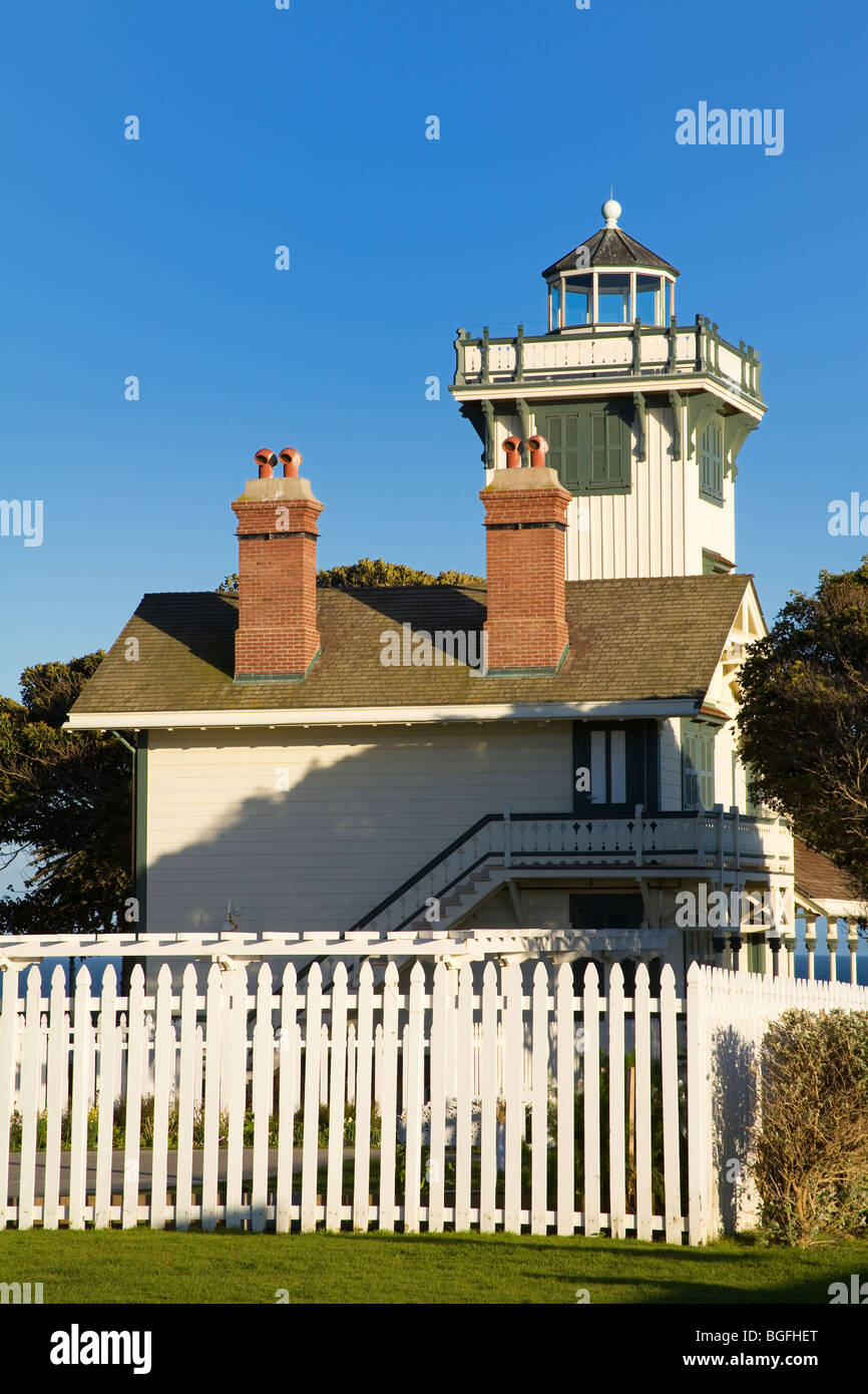 Point Fermin Lighthouse,San Pedro,Los Angeles,California,USA Stock ...