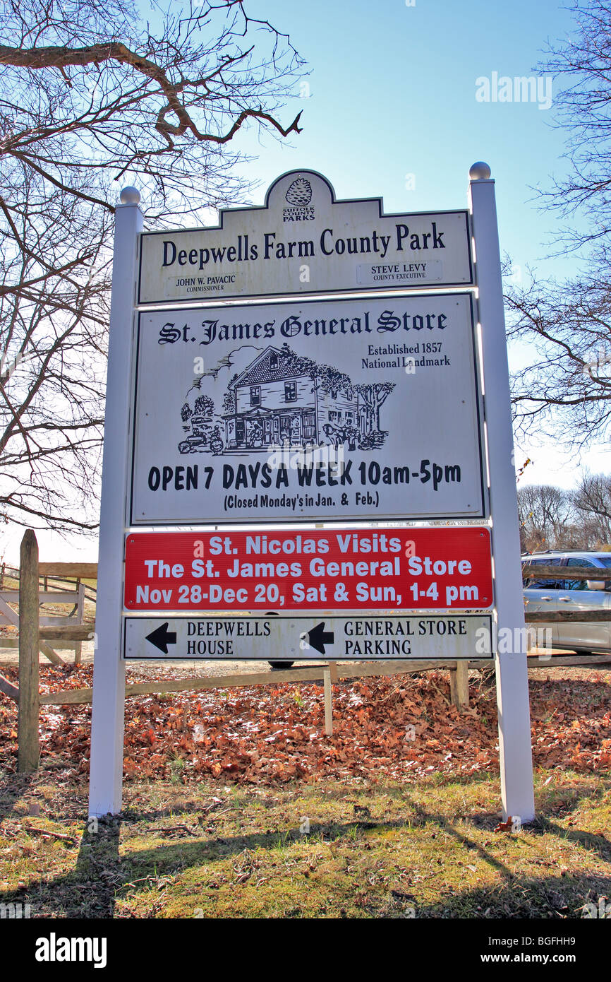 The historic district of St. James, Long Island, NY Stock Photo - Alamy