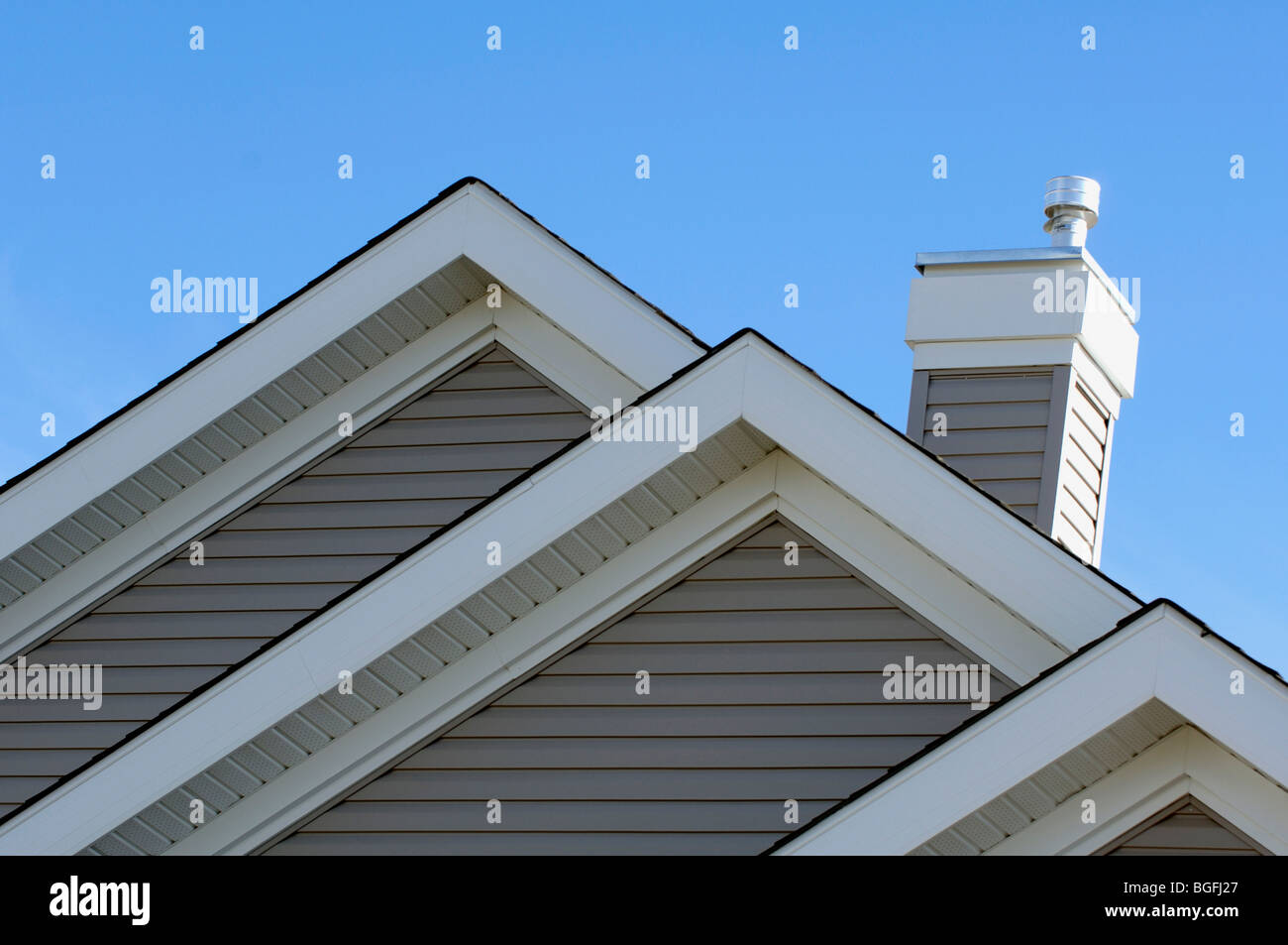 Architectural detail of house gables Stock Photo - Alamy
