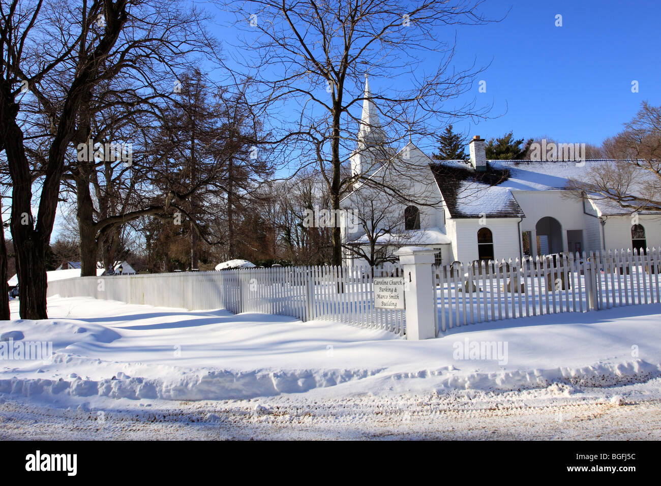 Caroline Episcopal Church, Setauket, Long Island NY Stock Photo - Alamy