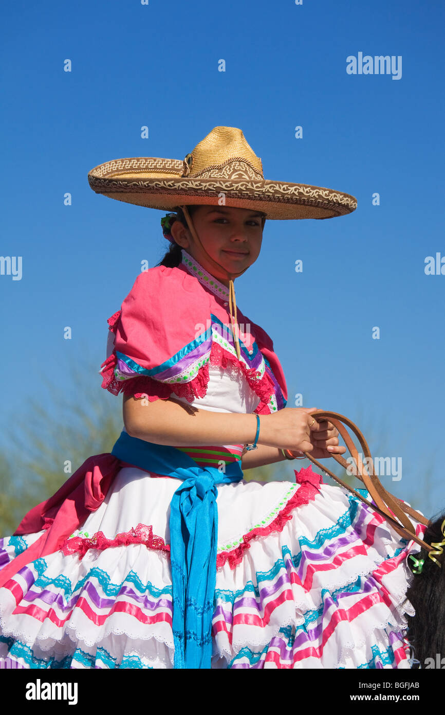 Mexican rodeo girl hi-res stock photography and images - Alamy