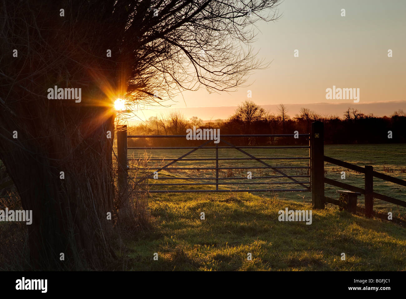 Over a gate hi-res stock photography and images - Alamy