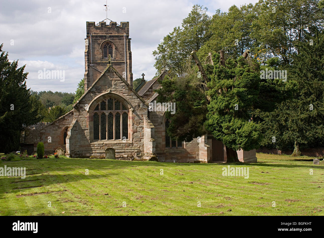 Clent Parish Church Worcestershire West Midlands England Stock Photo ...