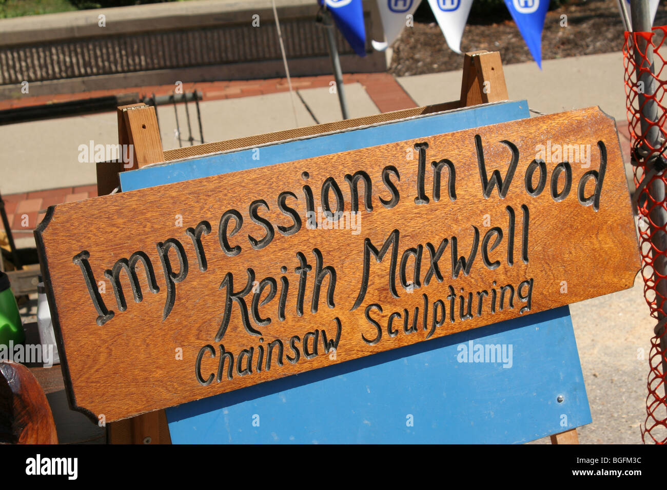 Sign for Chainsaw Artist Sculpturer in wood Keith Maxwell, Beavercreek ...