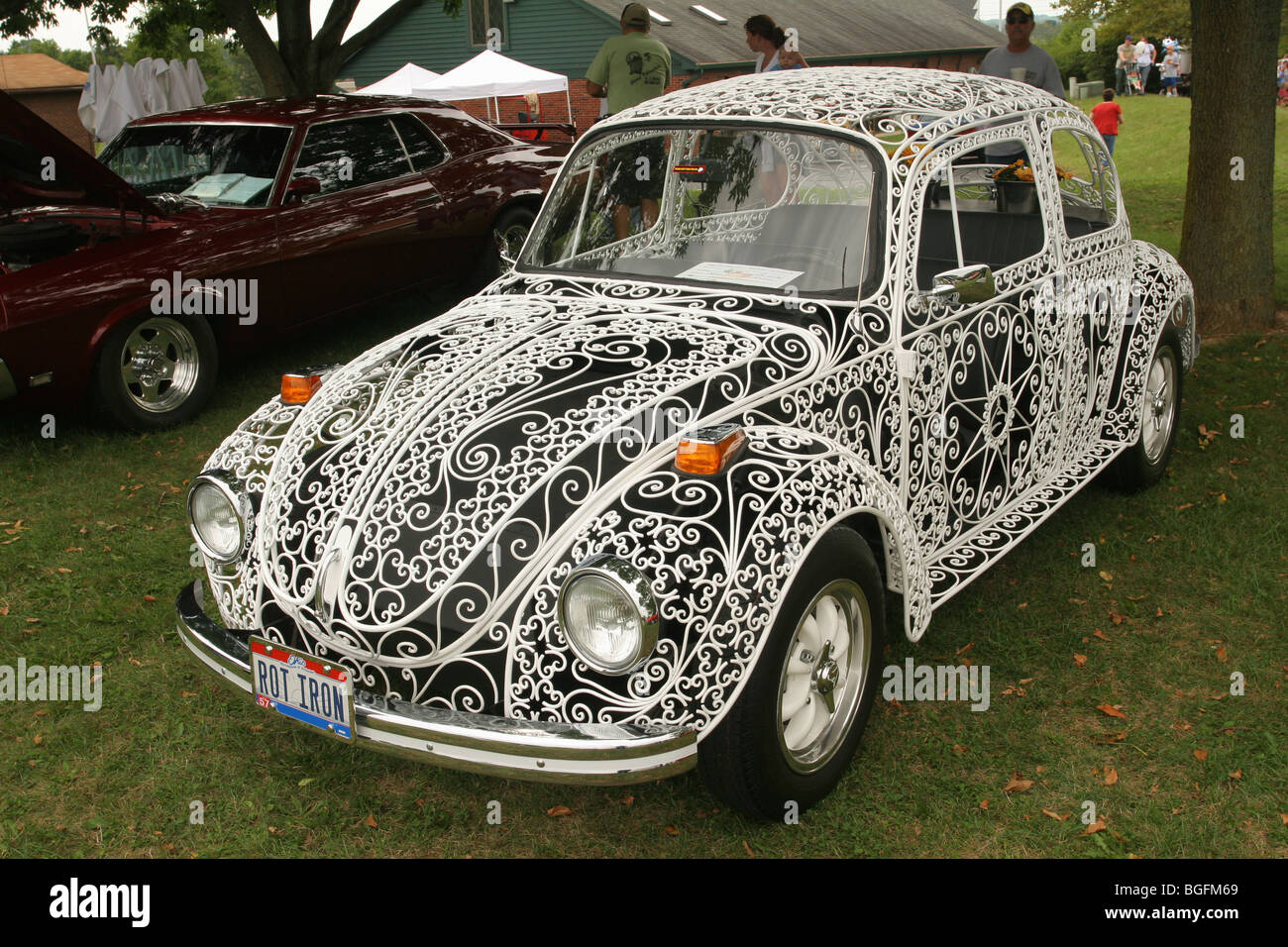Volkswagon Beetle made of Wrought Iron. Beavercreek Popcorn Festival ...