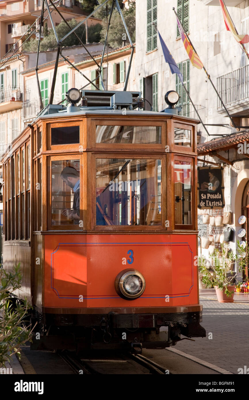 Port tram soller mallorca hi-res stock photography and images - Alamy