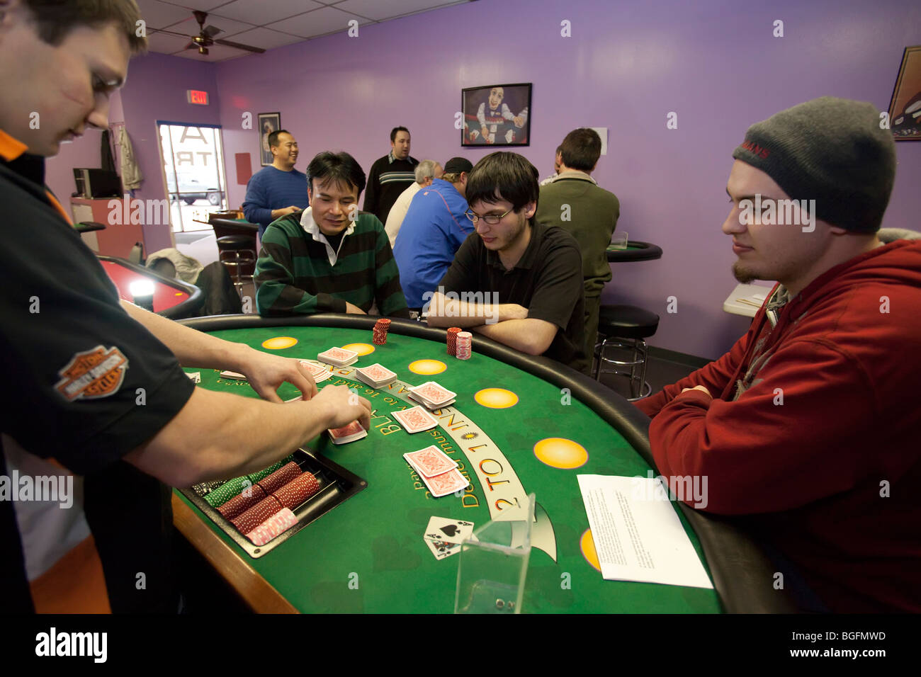 Casino training school hi-res stock photography and images - Alamy
