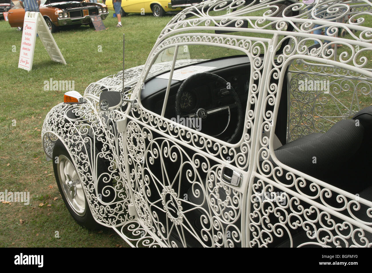 Volkswagon Beetle made of Wrought Iron. Beavercreek Popcorn Festival ...
