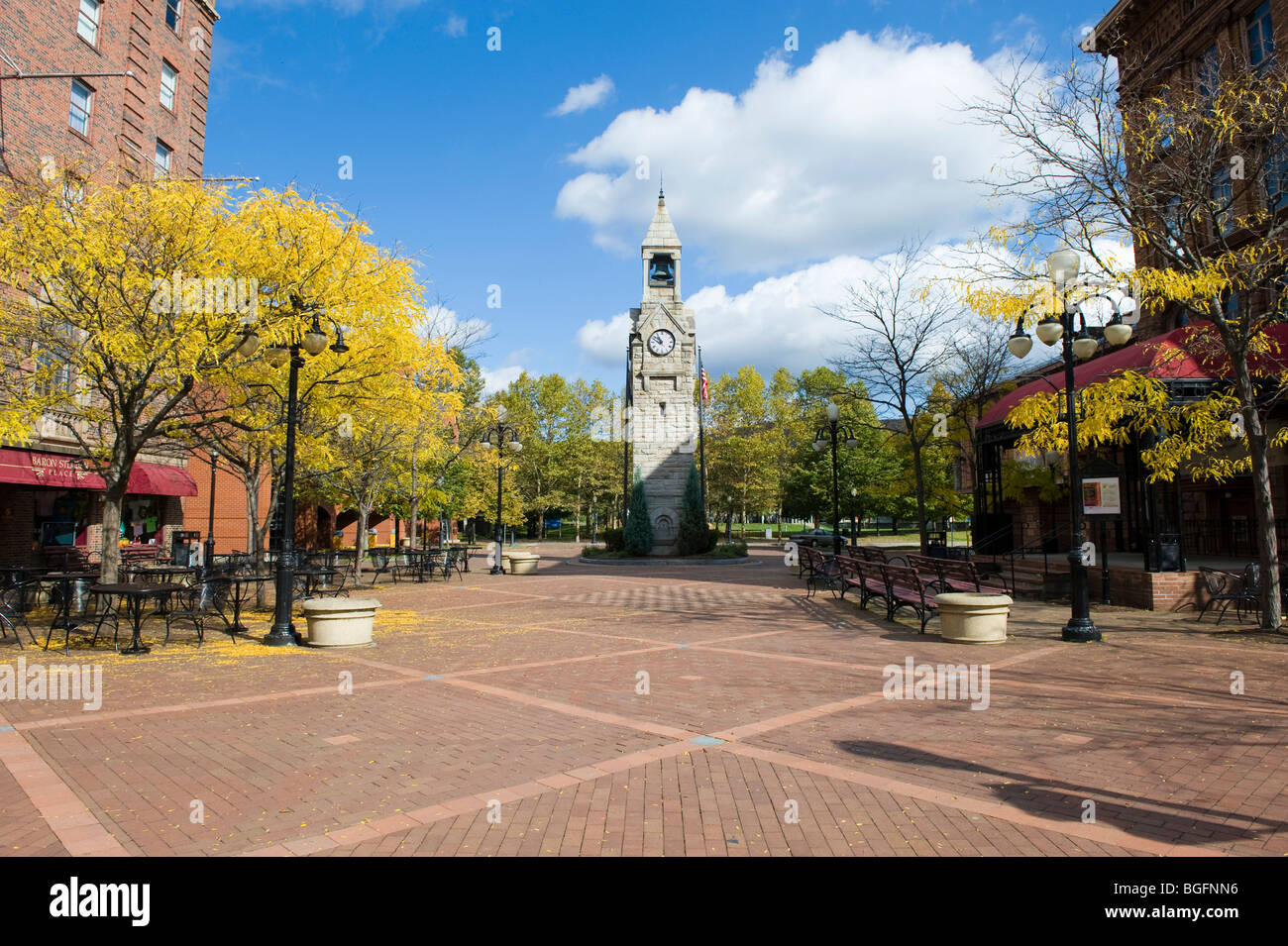 Gaffer District Downtown Corning New York Finger Lakes Region Stock ...