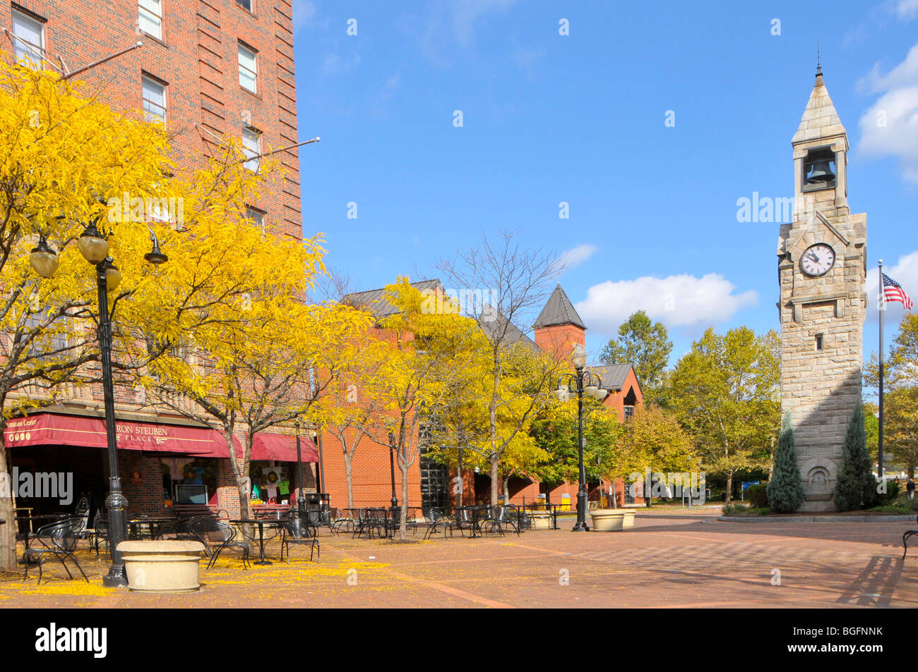 Gaffer District Downtown Corning New York Finger Lakes Region Stock ...