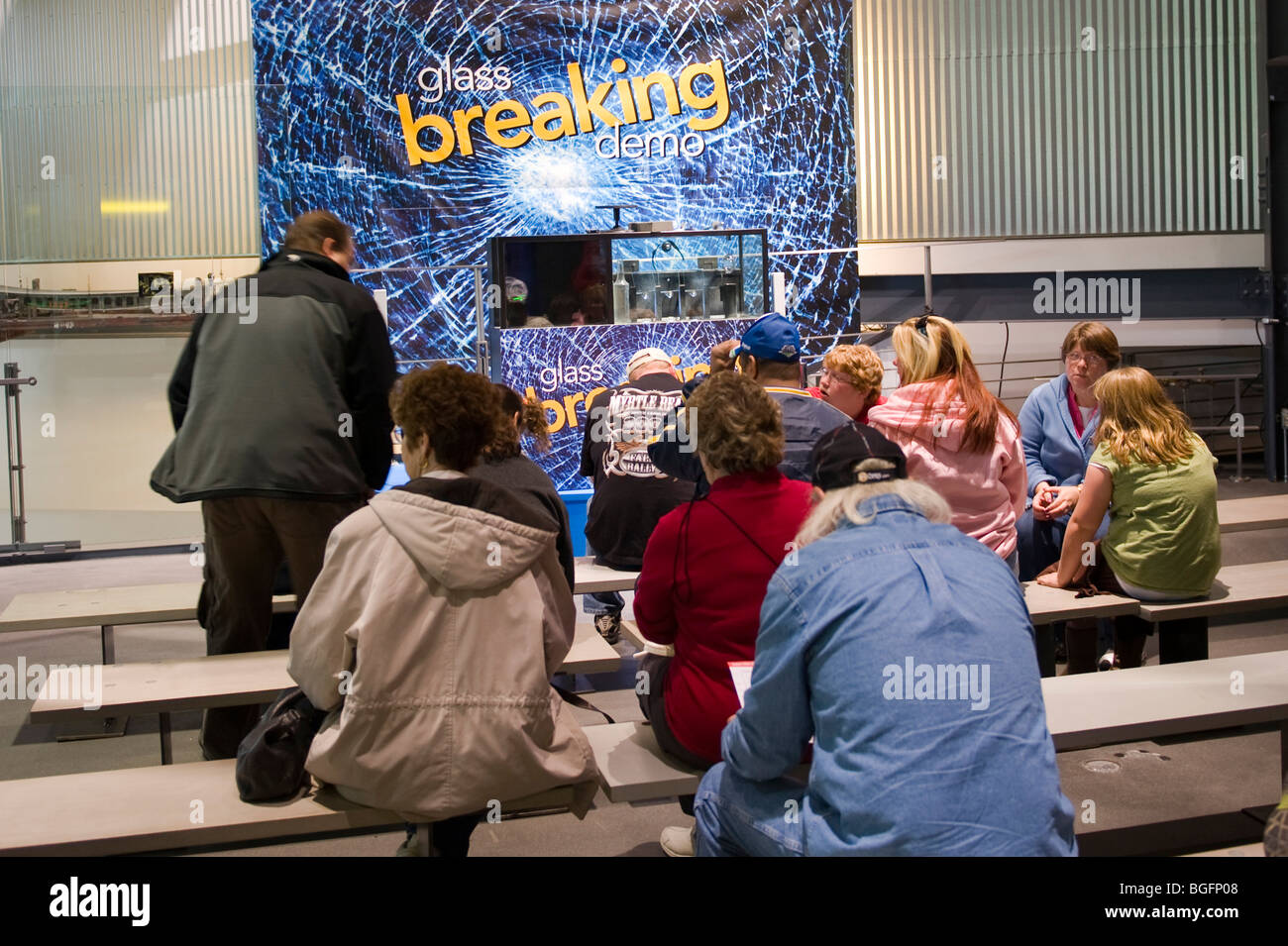 Glass Breaking Demo at Innovations of Glass Display Museum of Glass ...