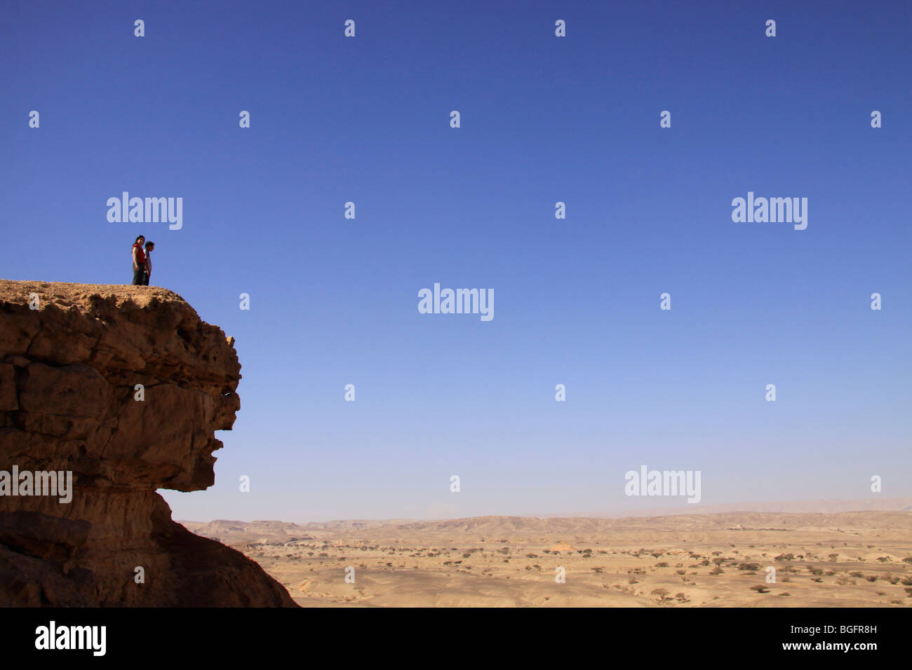 Israel, Arava region, a view from Hatzeva Hill Stock Photo - Alamy