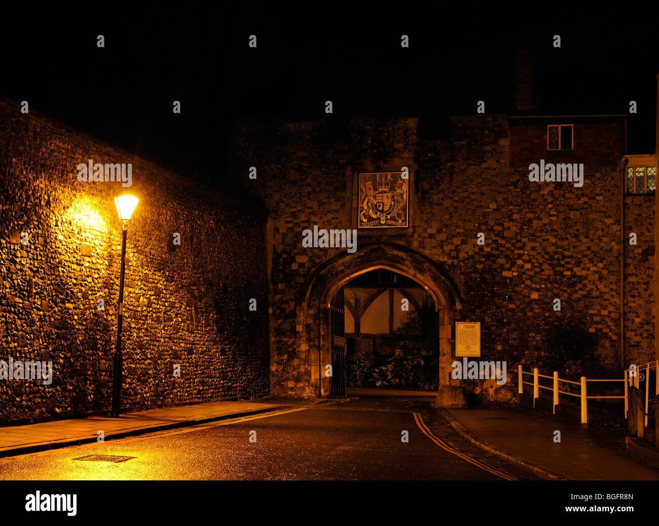 England hampshire winchester priory gate hi-res stock photography and ...