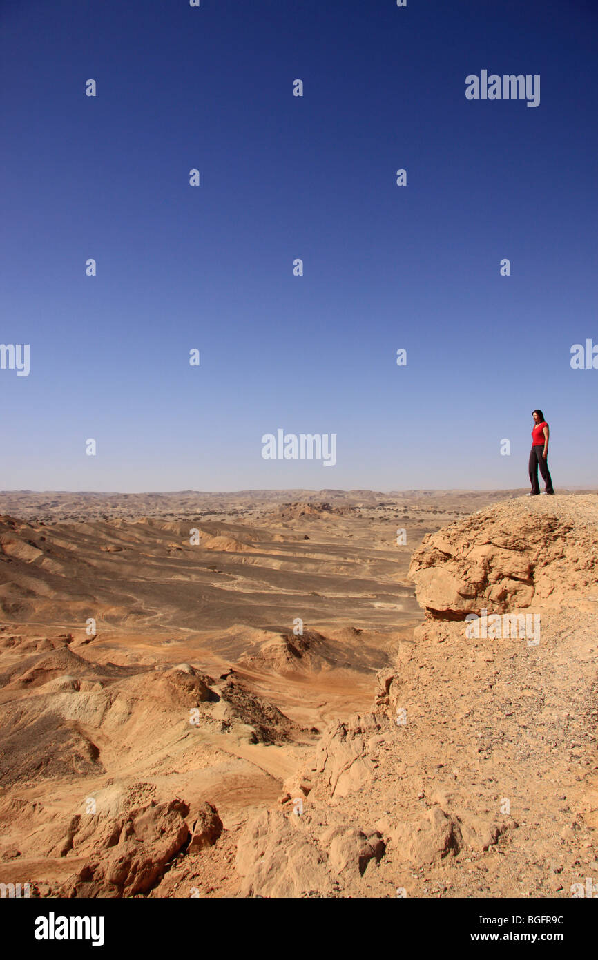 Israel, Arava region, a view from Hatzeva Hill Stock Photo - Alamy
