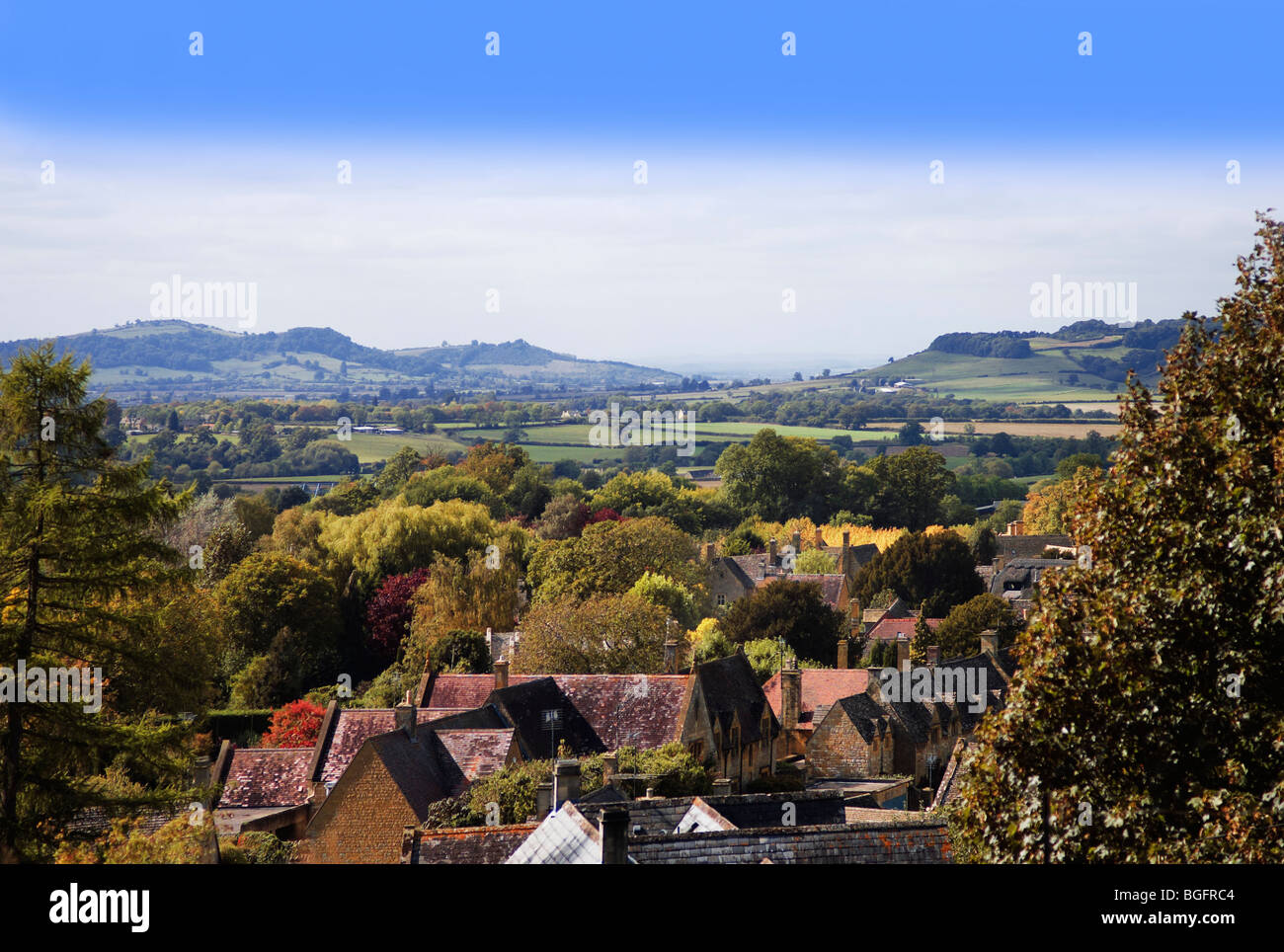house high street stanton cotswolds gloucestershire uk Stock Photo - Alamy