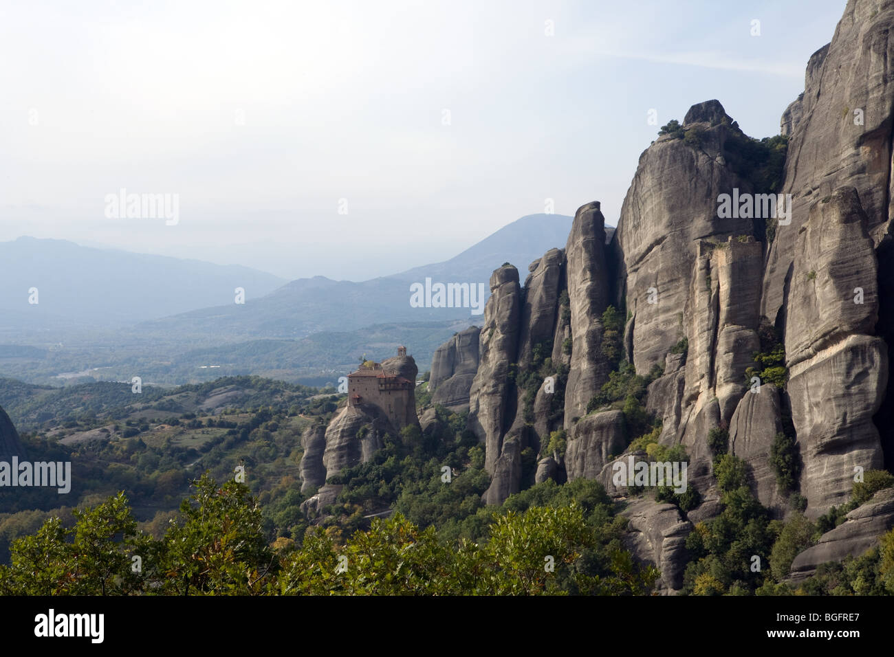 Rock towers of meteora hi-res stock photography and images - Alamy