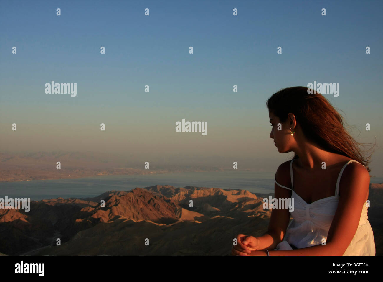 Israel, Eilat, Noi Isachar on Mount Yoash Stock Photo - Alamy