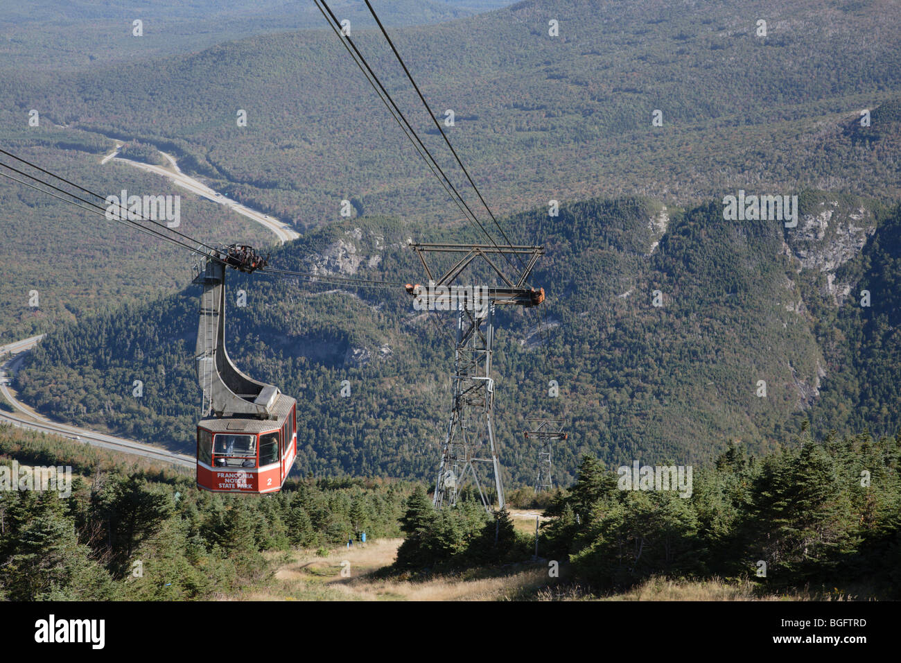 Cannon mountain aerial tramway hi-res stock photography and images - Alamy