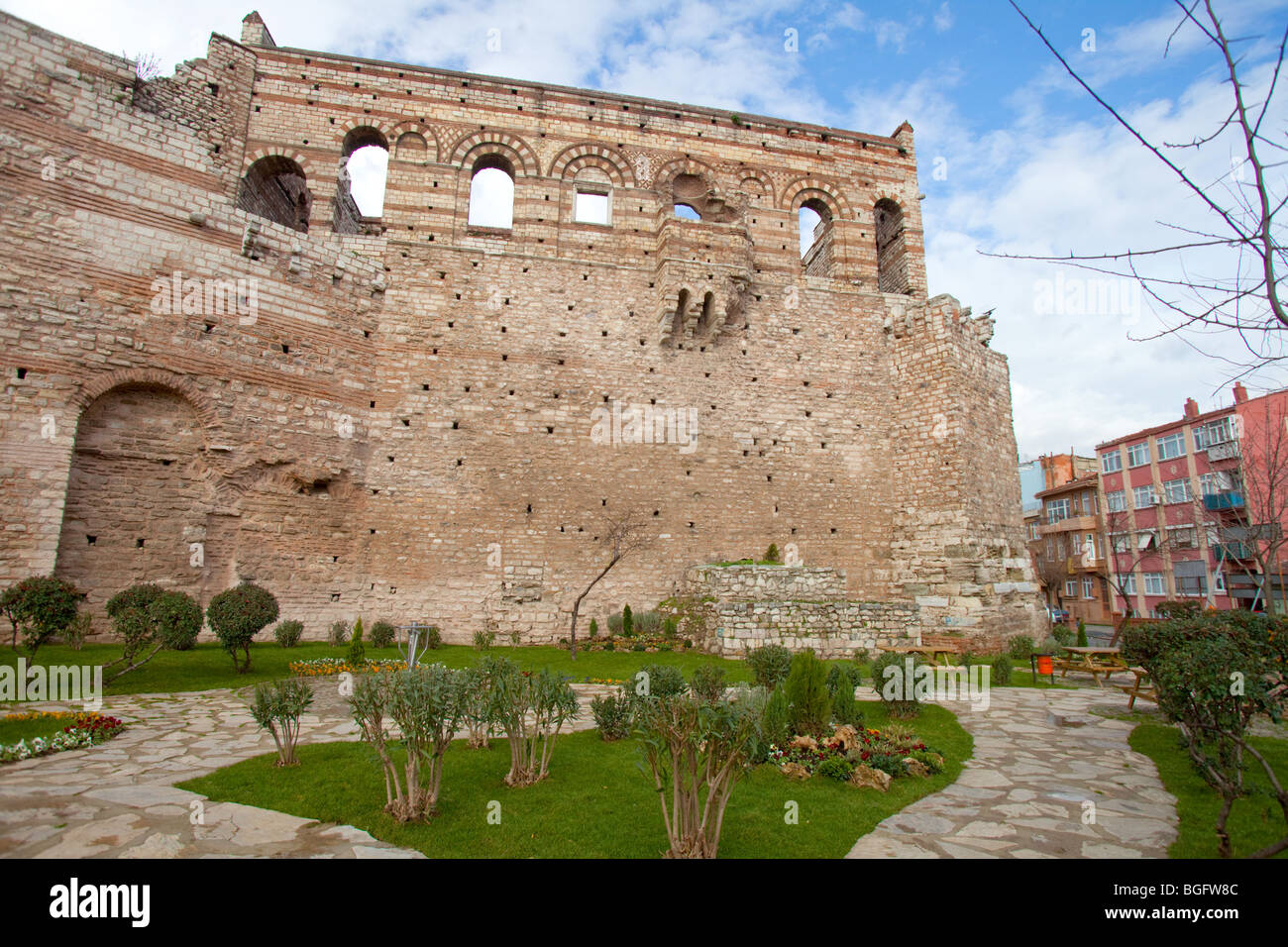 Yedikule Walls ruins , Istanbul Turkey Stock Photo - Alamy