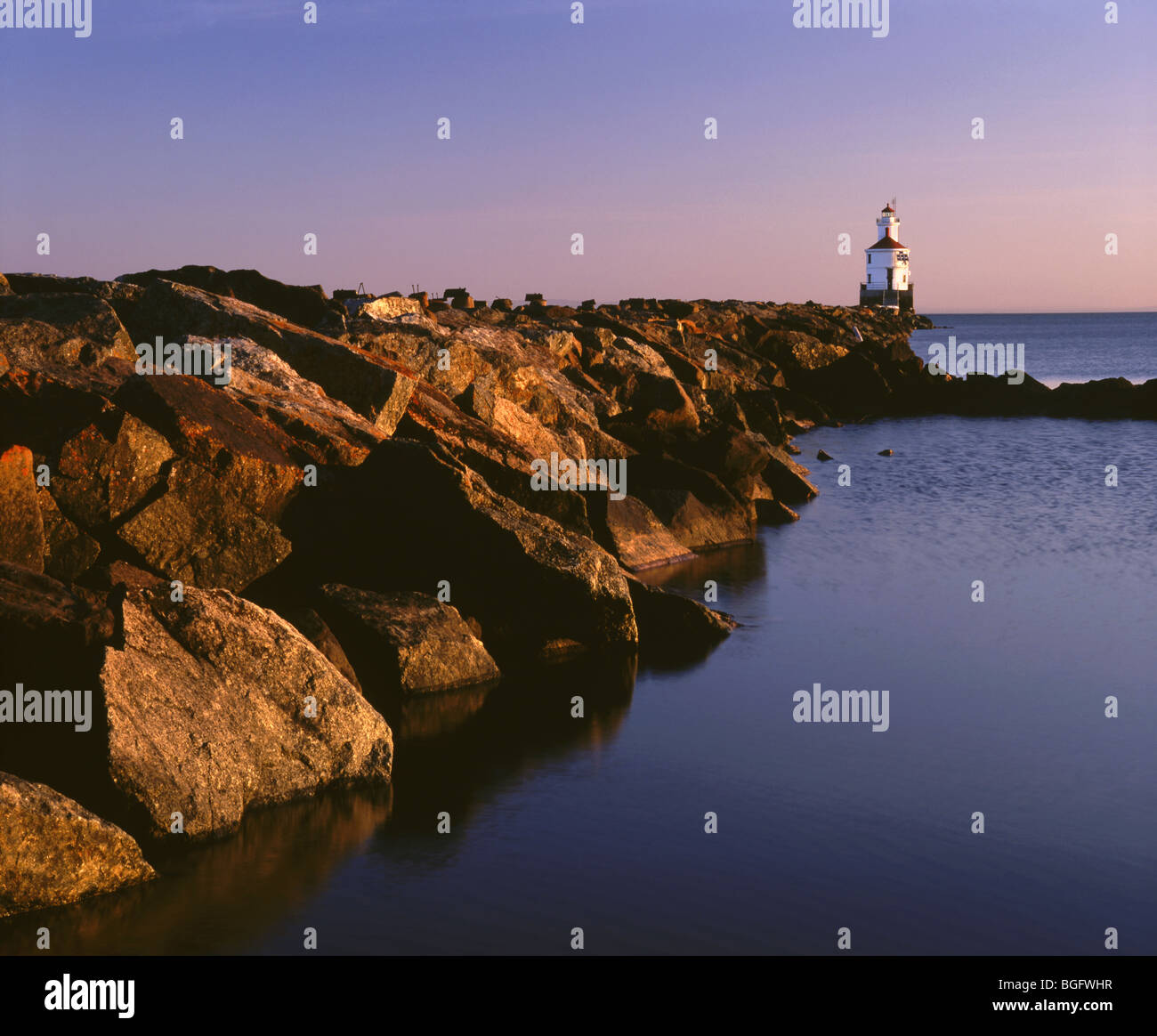 Superior entry lighthouse hi-res stock photography and images - Alamy