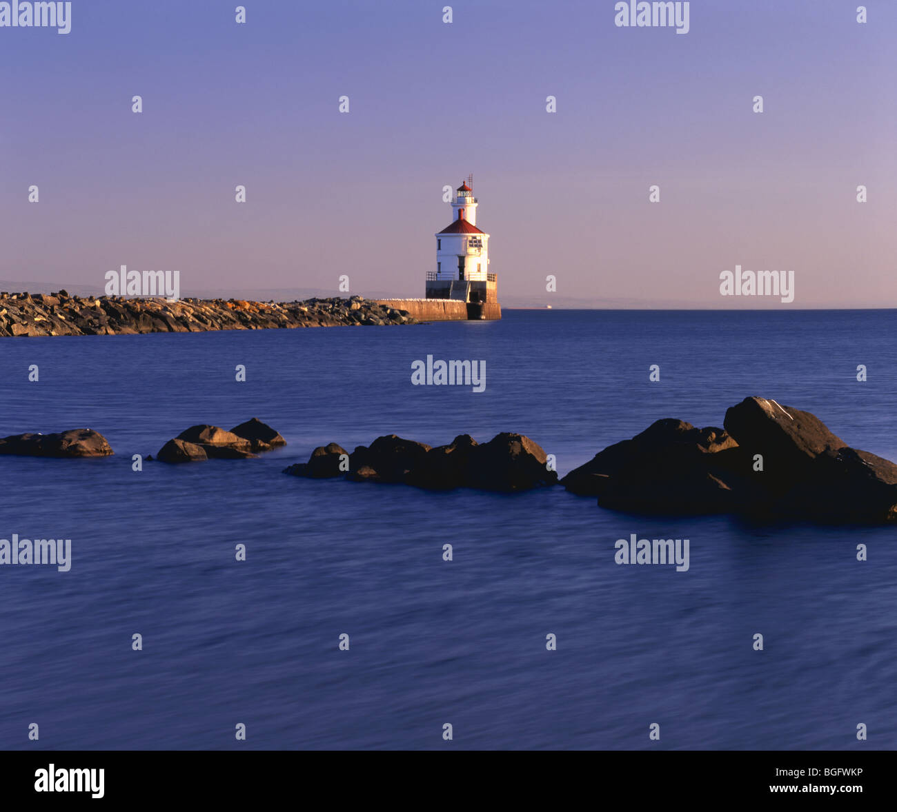 Superior Entry Lighthouse High Resolution Stock Photography and Images ...