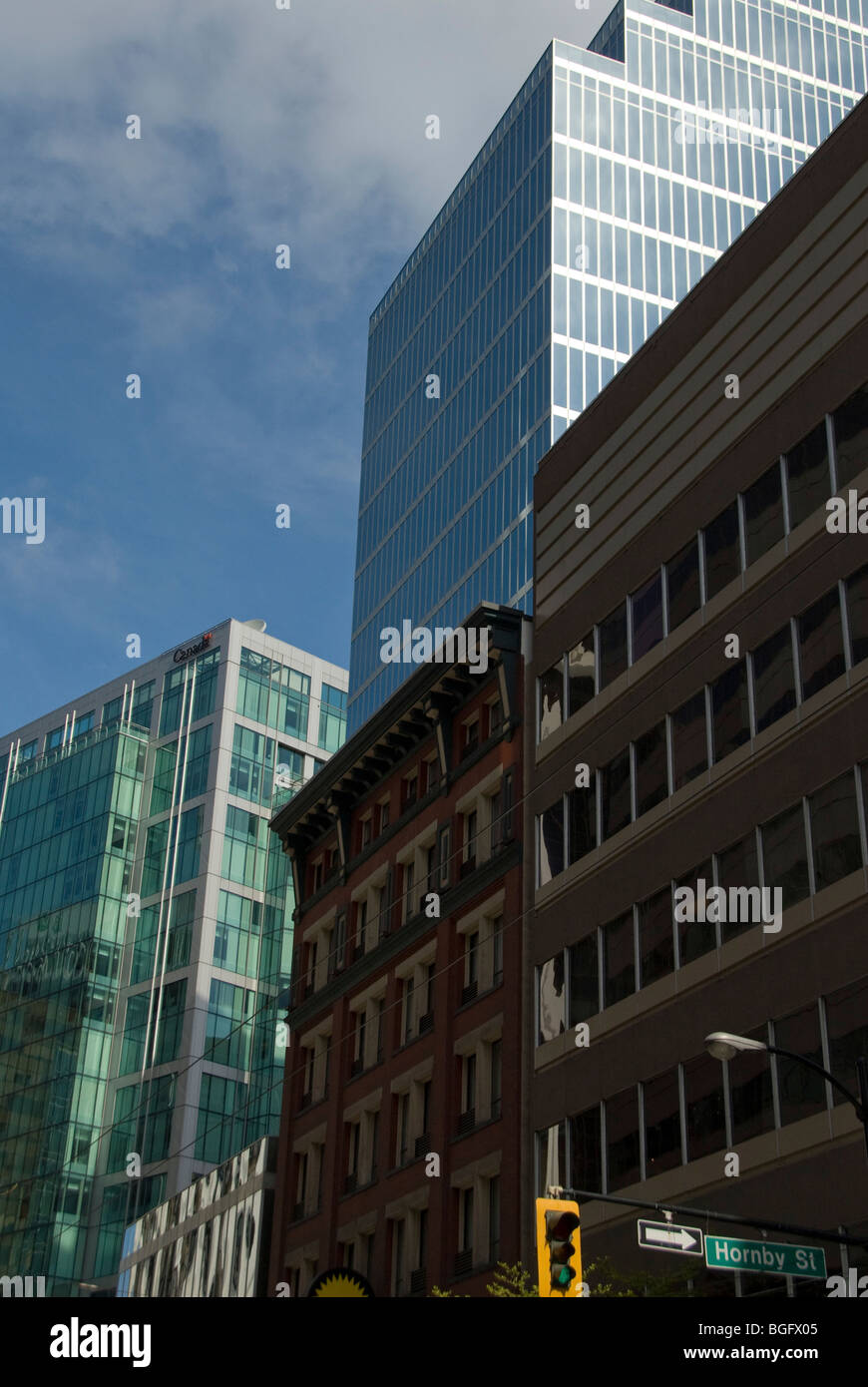 Office buildings, Vancouver, British Columbia, Canada Stock Photo - Alamy
