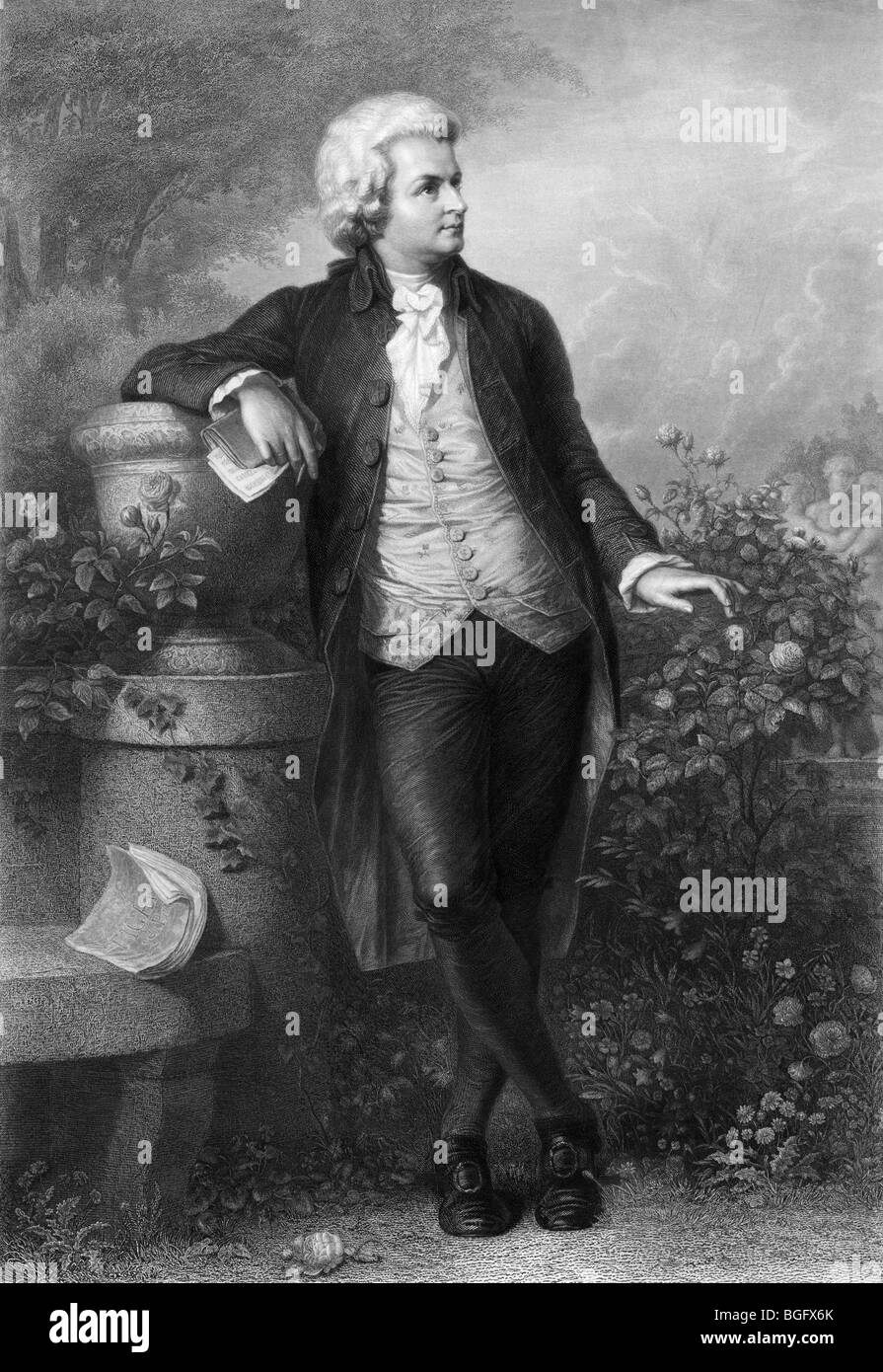 Wolfgang mozart portrait High Resolution Stock Photography and Images ...