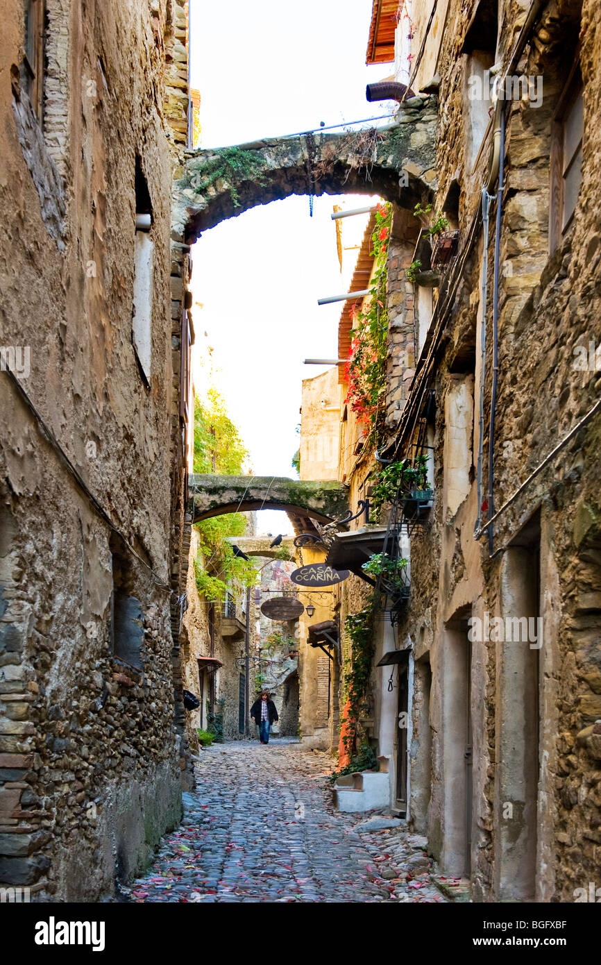 Bussana Vecchia, Imperia province, Italy Stock Photo - Alamy