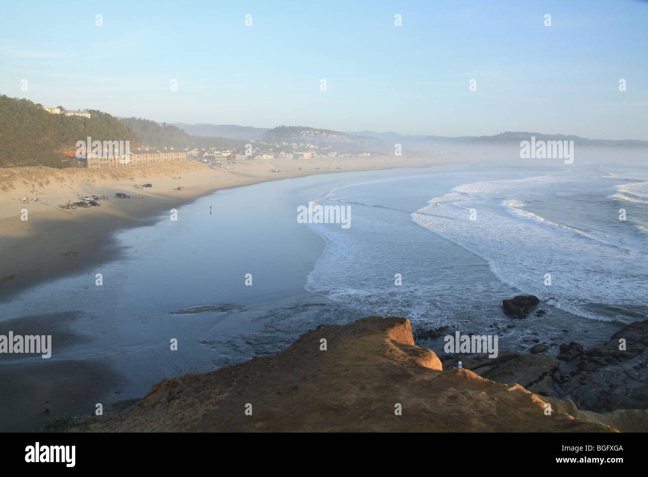 View of the Oregon Coast Stock Photo - Alamy