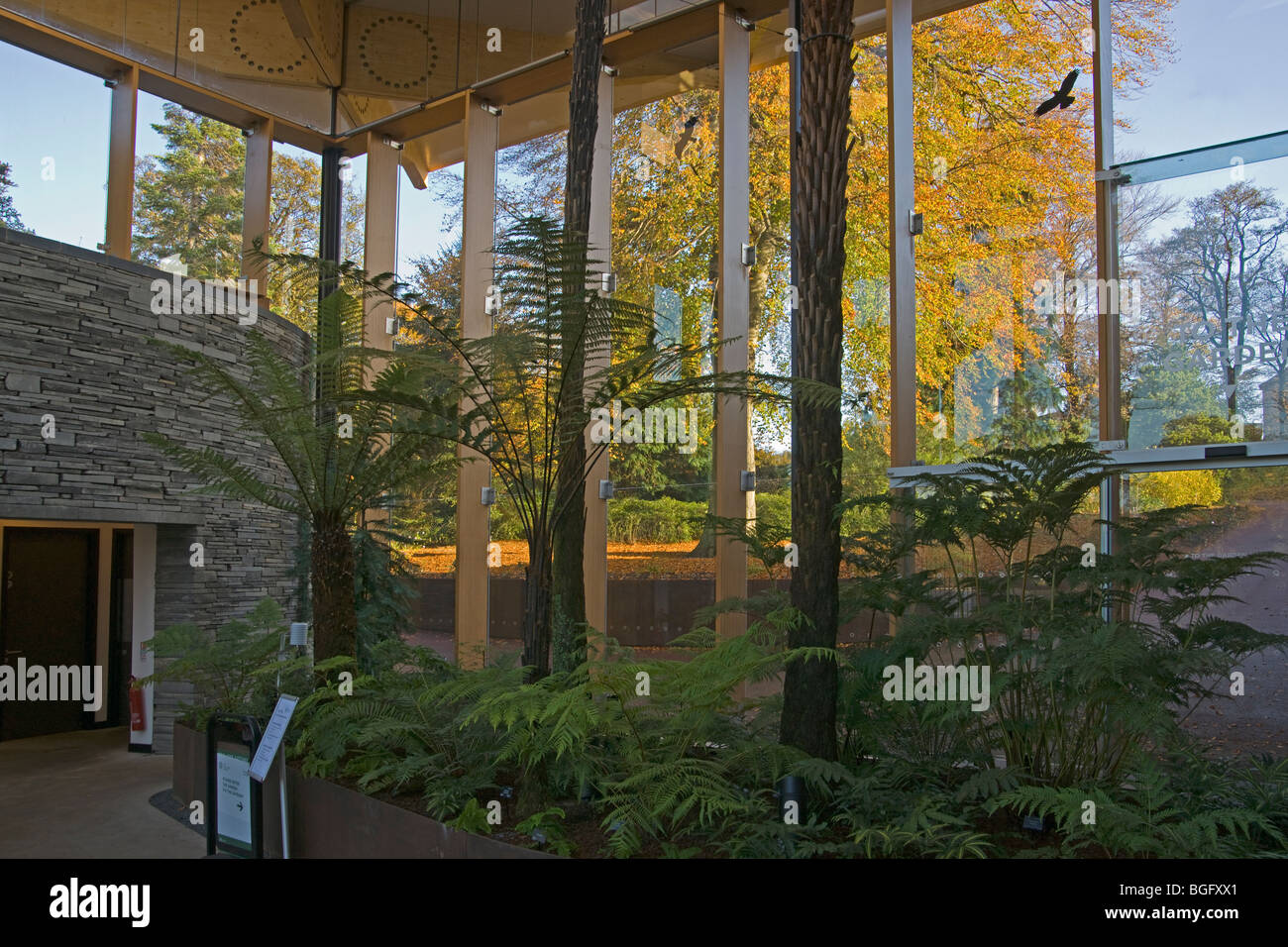 John Hope gateway, Edinburgh Royal, Botanic gardens, Lothians, Scotland ...
