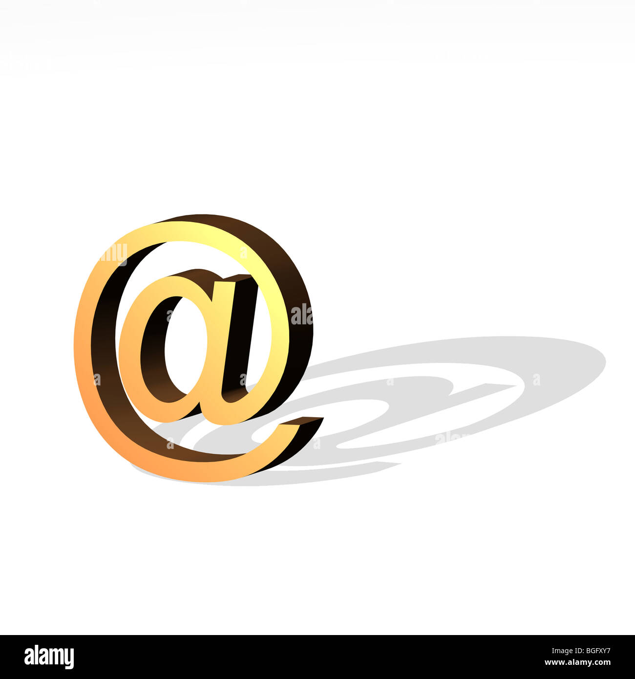 @ at sign email address symbol Stock Photo - Alamy