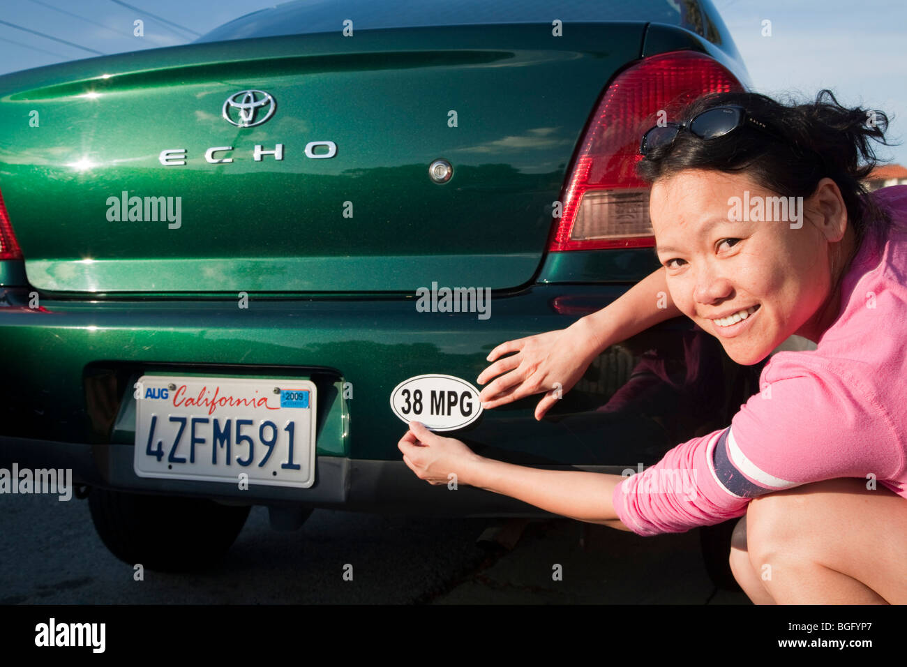 Car efficiency sticker hi-res stock photography and images - Alamy