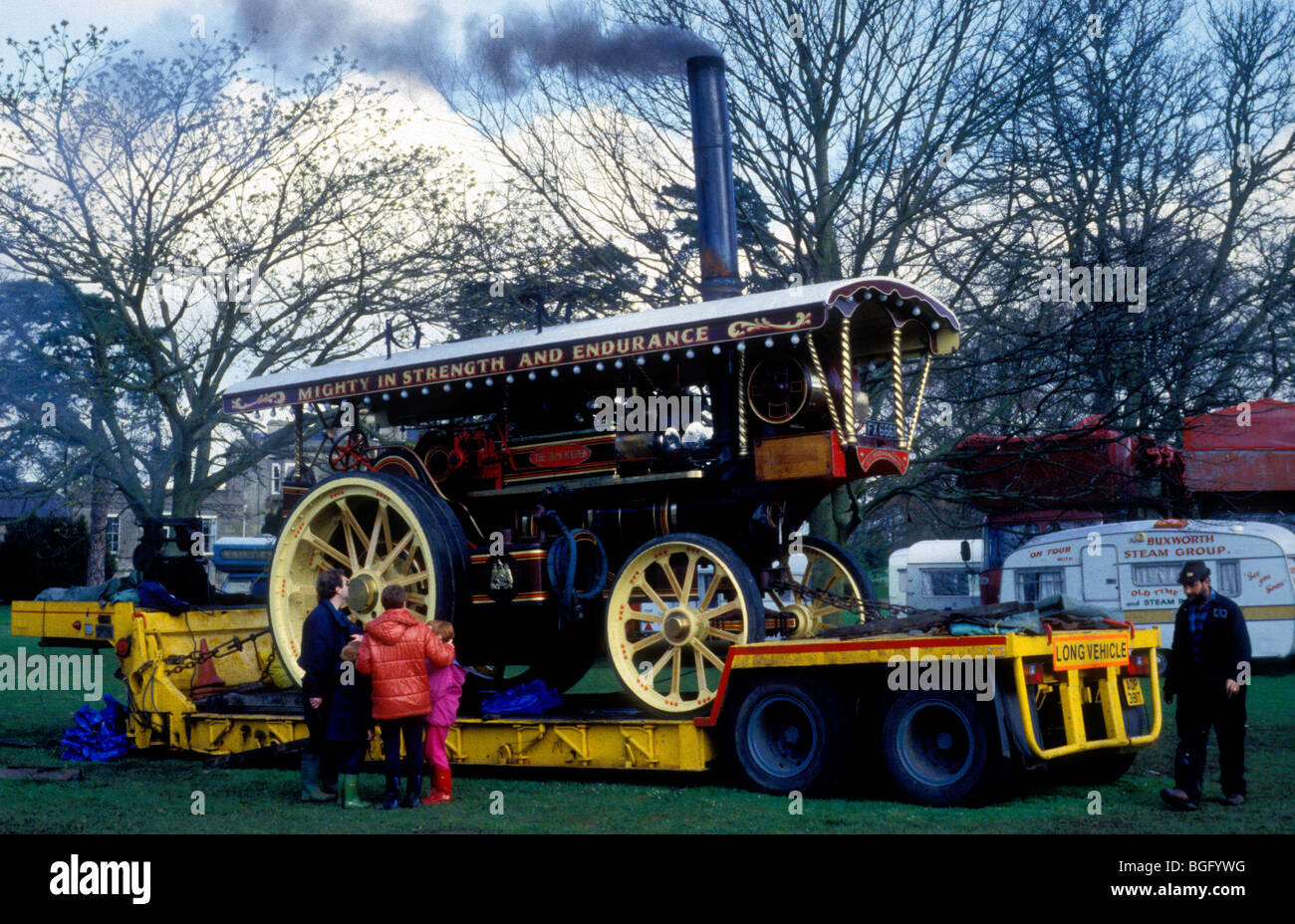A steam engine at an Oxfordshire steam funfair Stock Photo - Alamy