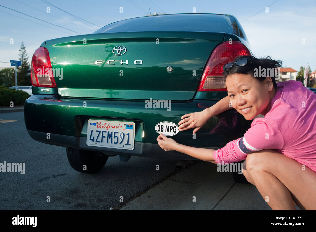 Car efficiency sticker hi-res stock photography and images - Alamy