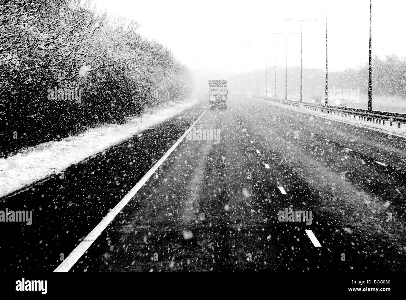 Snow england Black and White Stock Photos & Images - Alamy