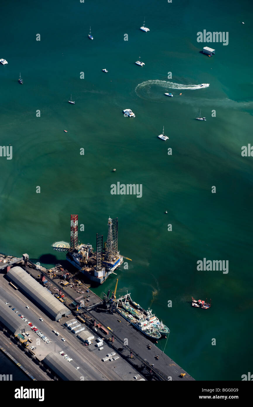 Oil rig, Walvis Bay Stock Photo - Alamy