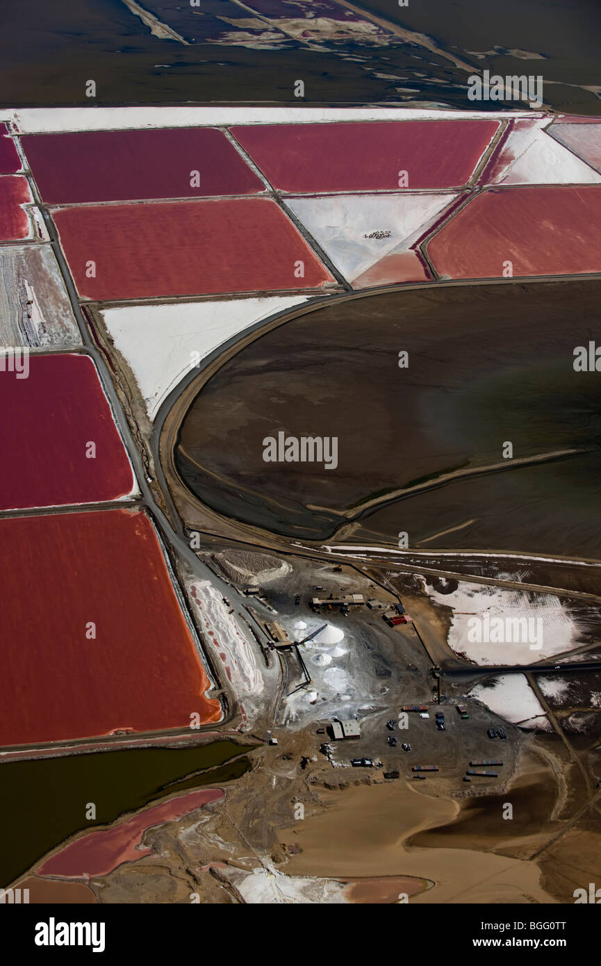 Aerial view of salt works, Walvis Way, Namibia Stock Photo - Alamy