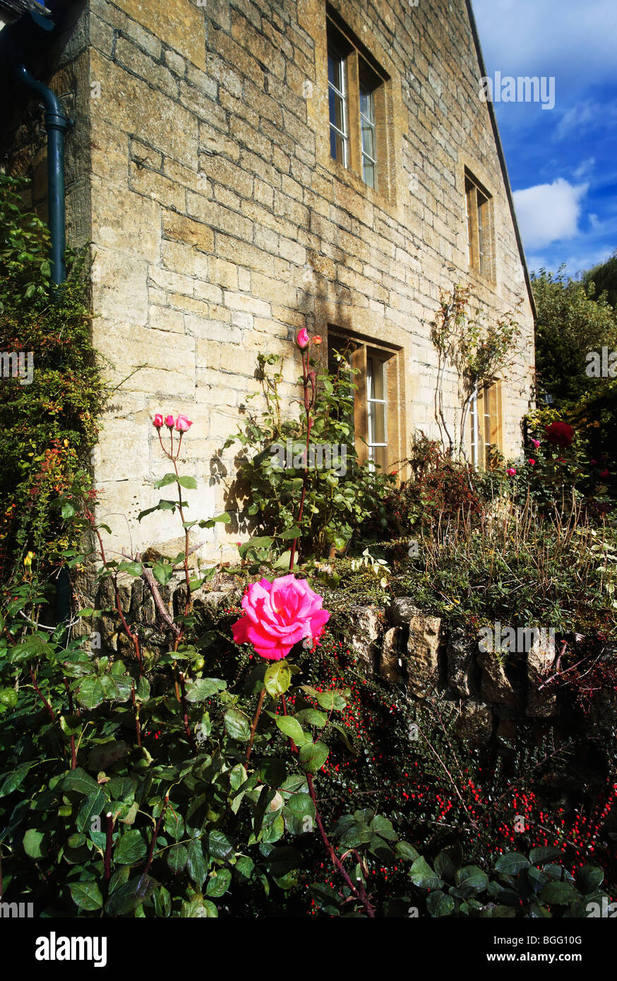 house high street stanton cotswolds gloucestershire uk Stock Photo - Alamy