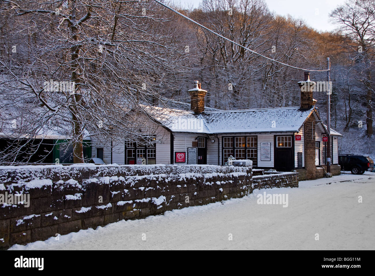 Grindleford station cafe derbyshire england hi-res stock photography ...