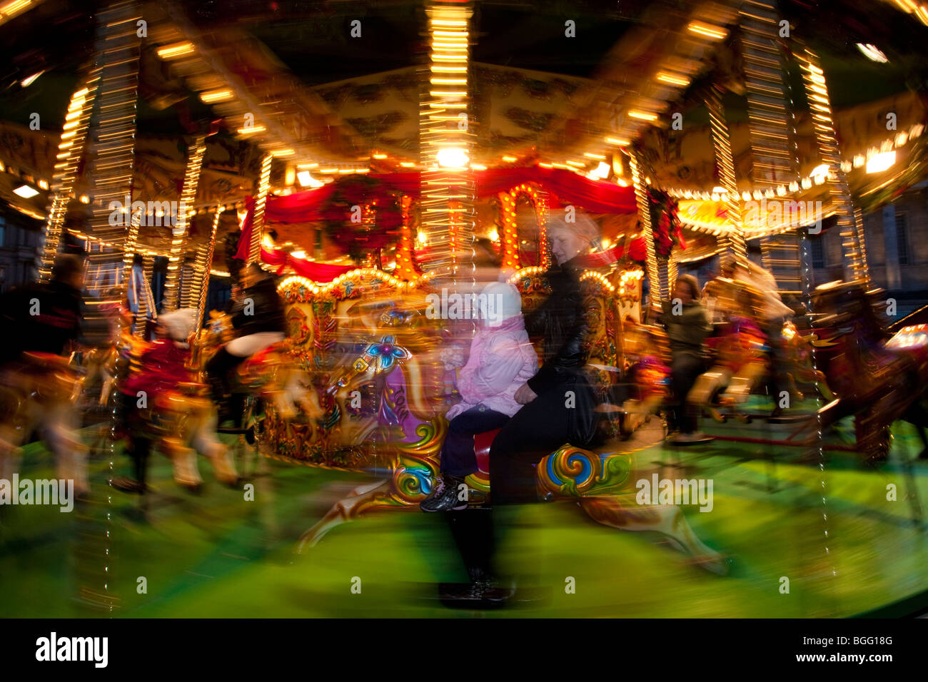 Merry go round movement blur hi-res stock photography and images - Alamy