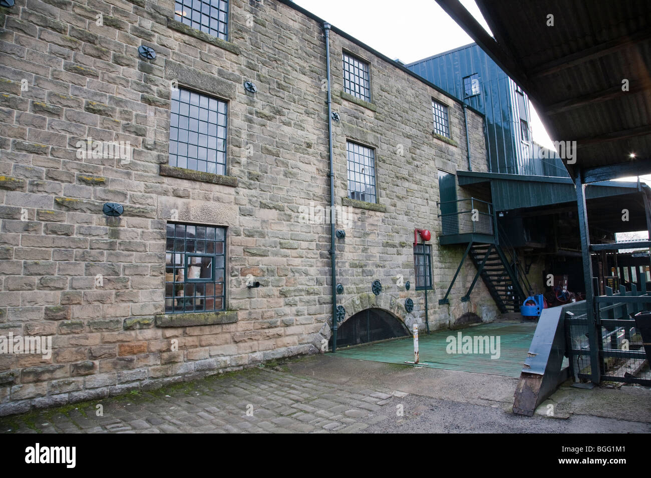 Cauldwell's Mill at Rowsley in the Derbyshire Peak District Stock Photo ...