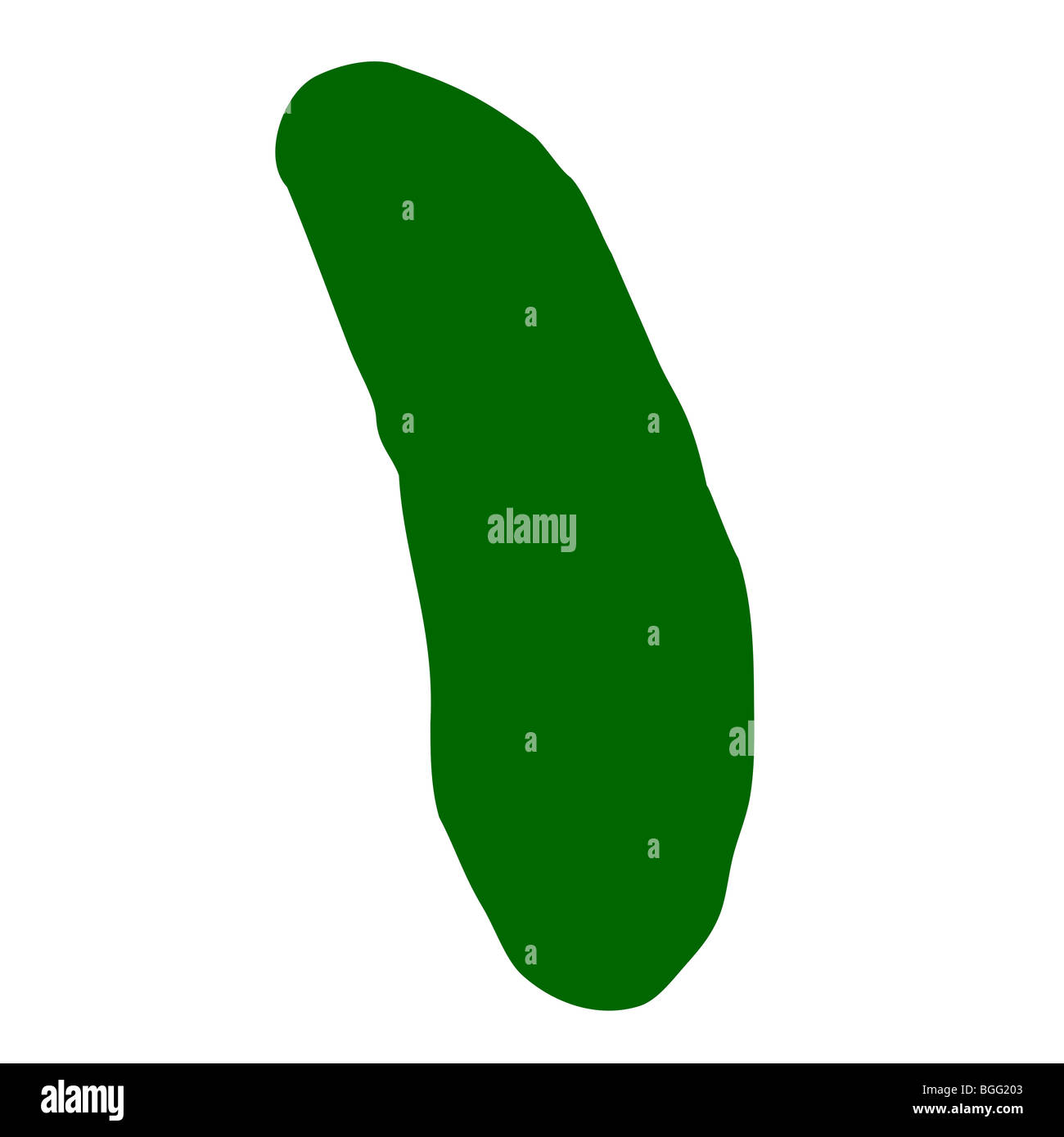 Map of Howard Island, isolated on white background Stock Photo - Alamy