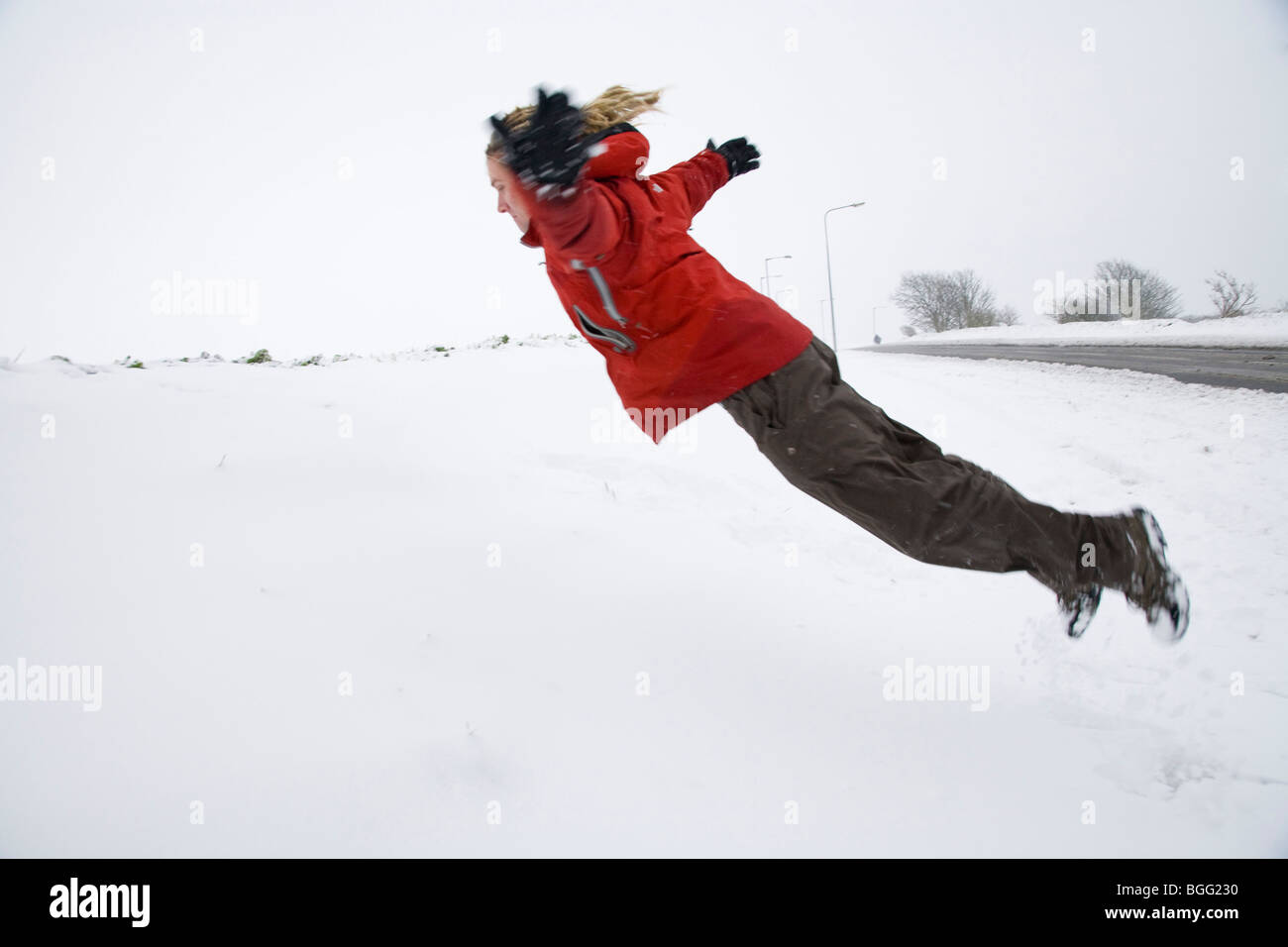 Humour snow hi-res stock photography and images - Alamy