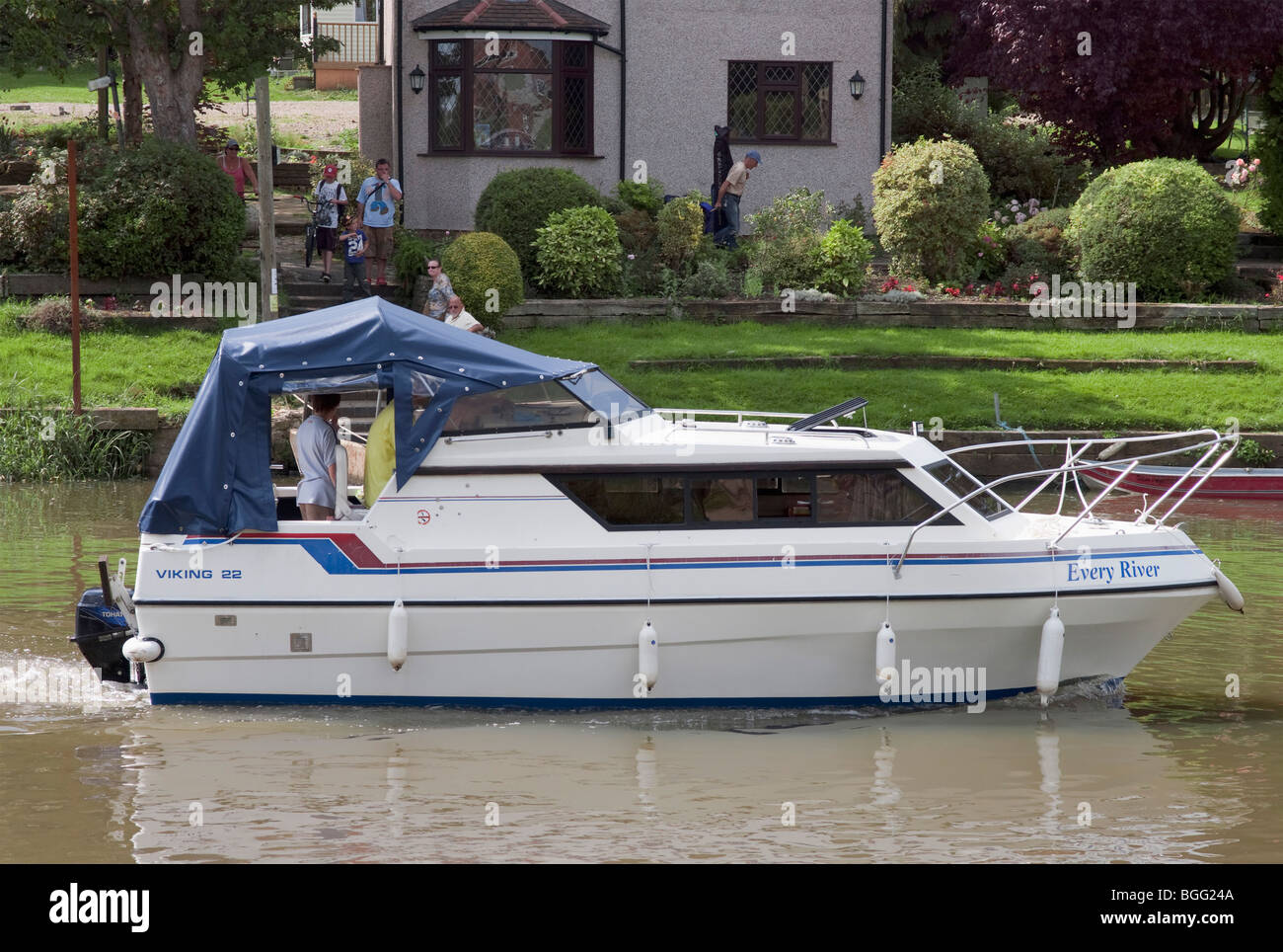 The hampton ferry on the river avon evesham worcestershire england uk ...