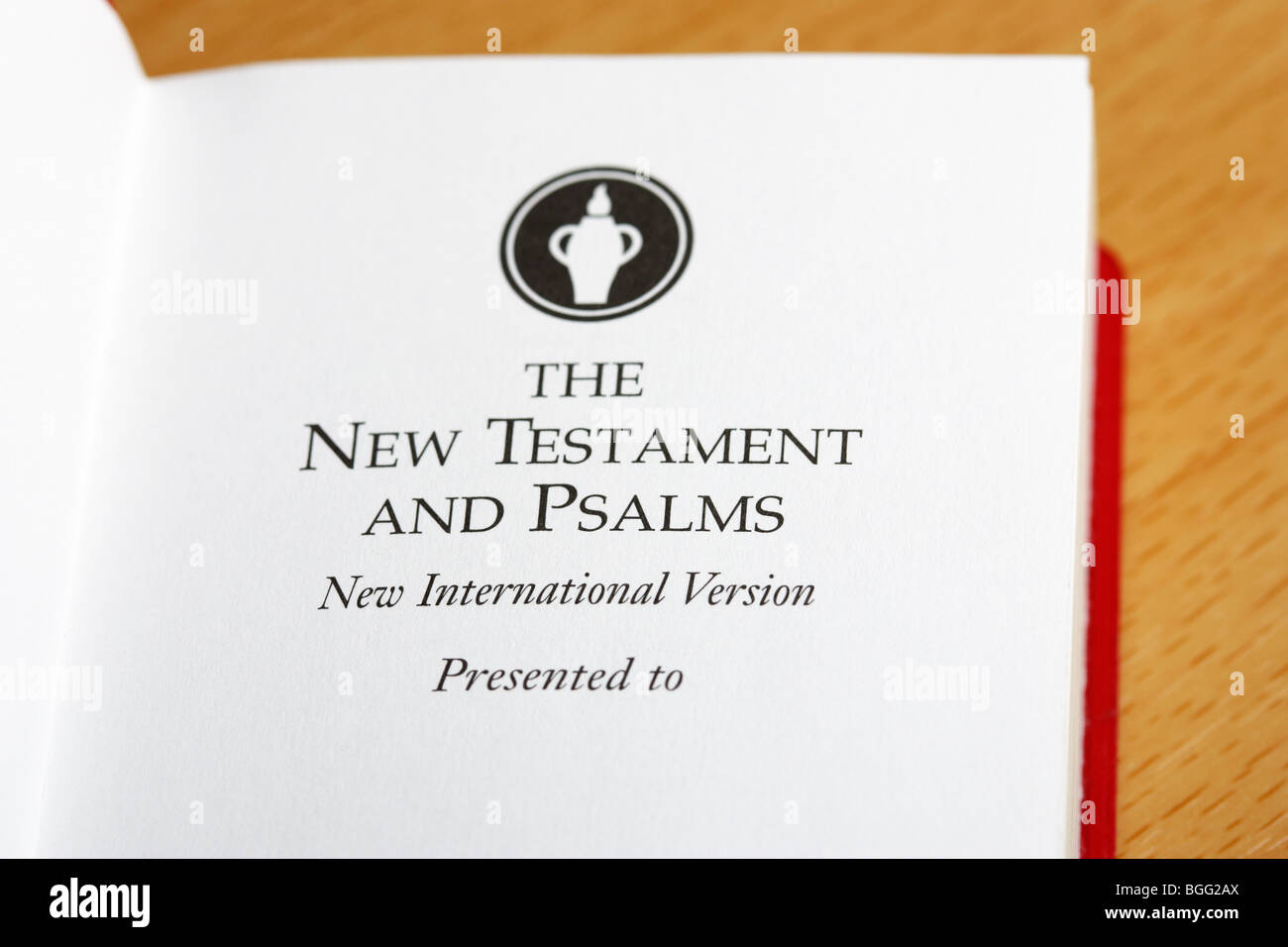 new testament and psalms small bible left by the gideons in the uk ...