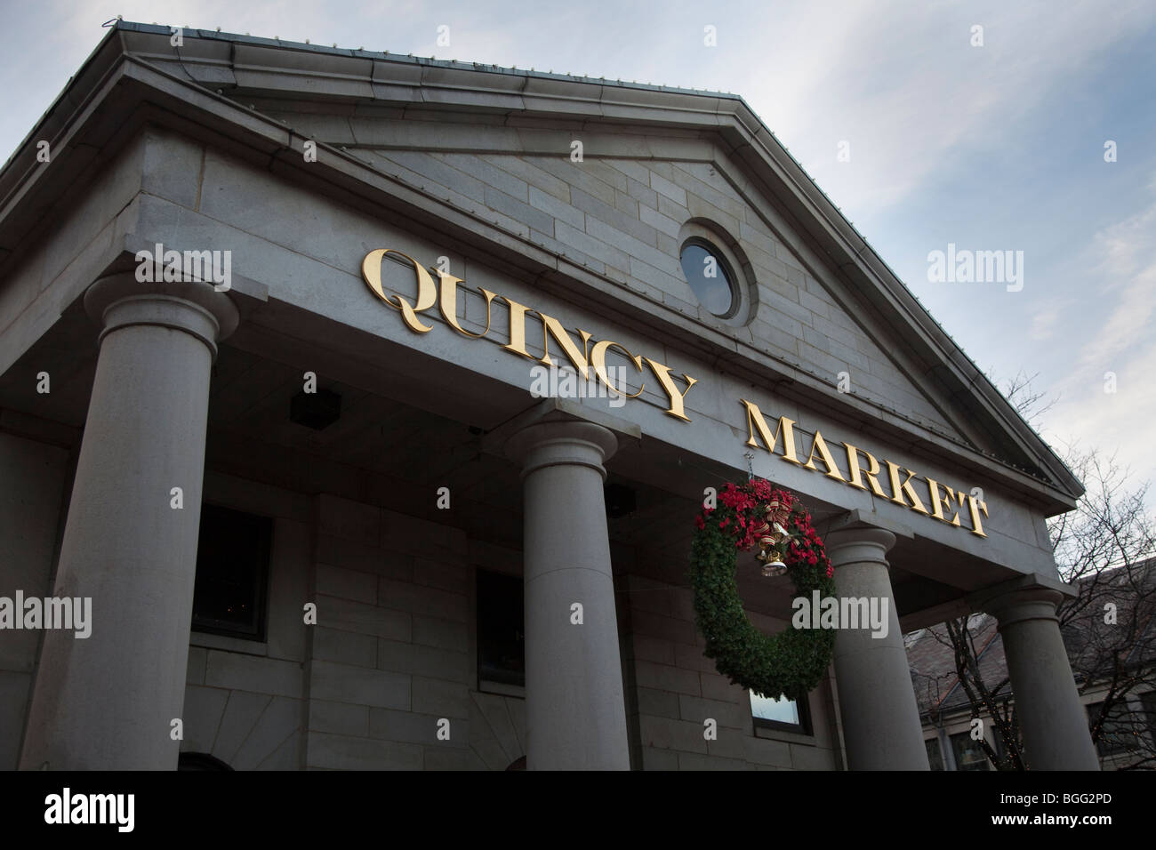 Quincy Market in Boston Stock Photo - Alamy