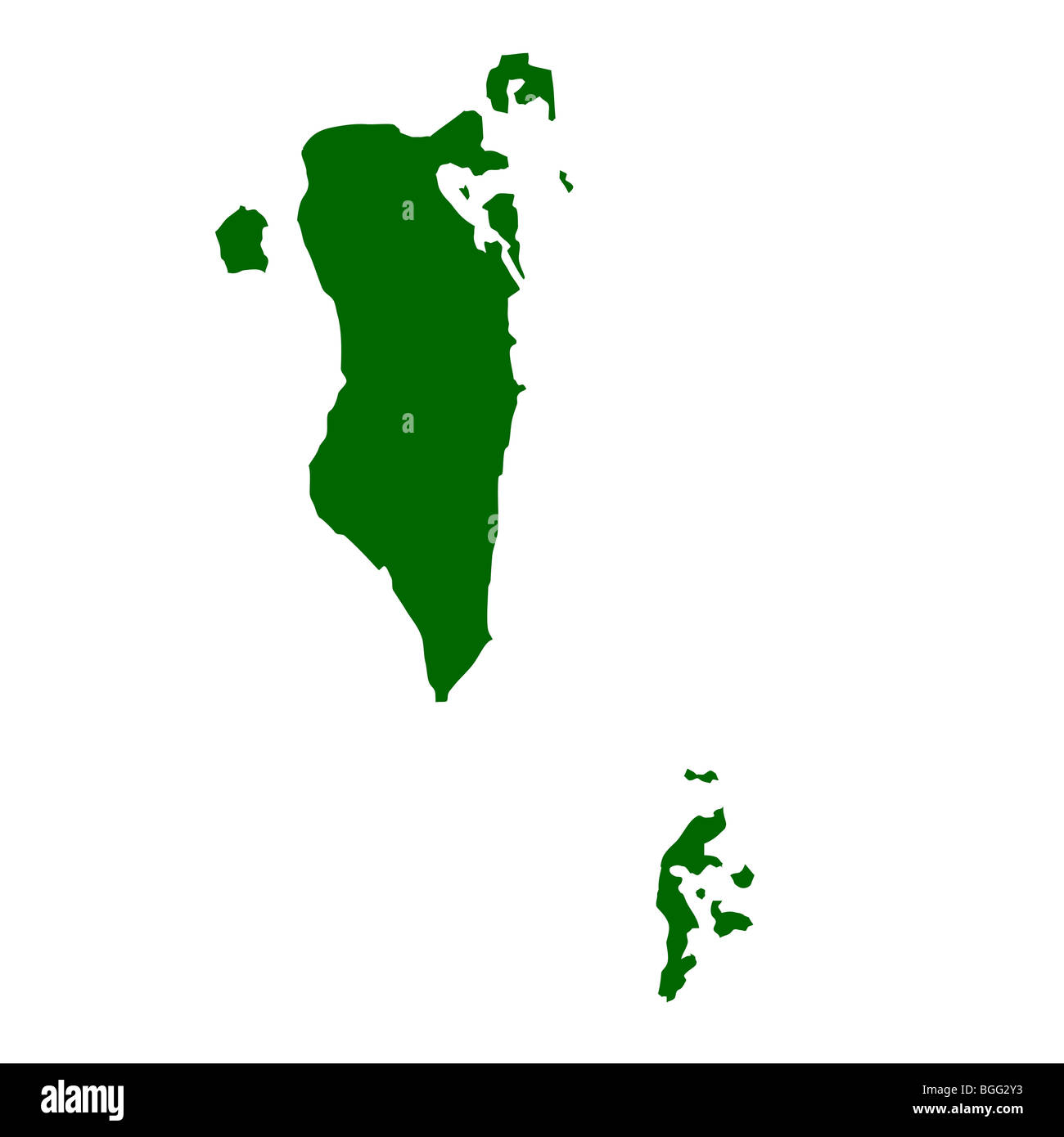 Map of bahrain hi-res stock photography and images - Alamy