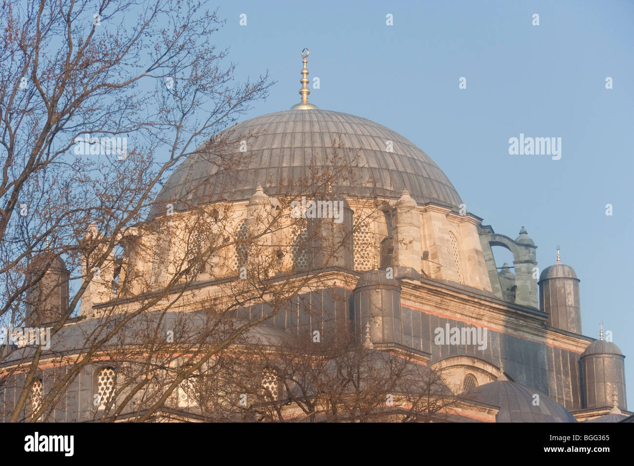 Dome of Bayezid II Mosque in Istanbul - Beyazit Camii, Eminonu District ...